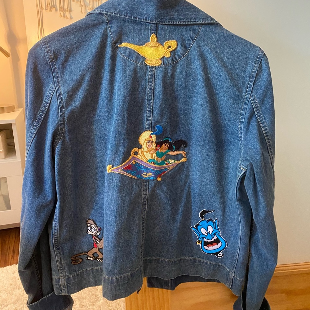 Custom Disney Aladdin Jean Jacket - Gem